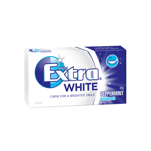 EXTRA TAB WHITE PEPPERMINT 27G – RJ's Mart